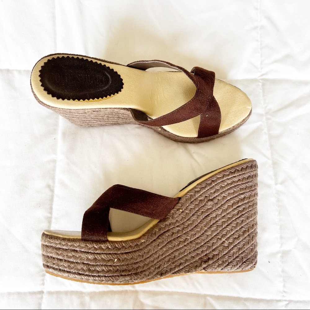Colin Stuart Wedge Sandals - Gem